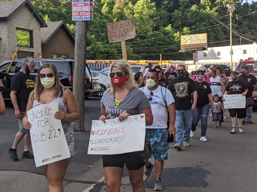 ‘Bar walk’ protests Allegheny County on-site alcohol ban - Mon Valley ...