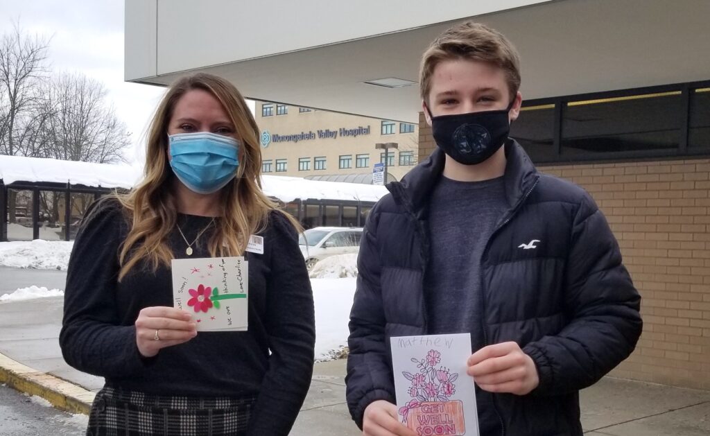 Area student sparks greeting card drive - Mon Valley Independent