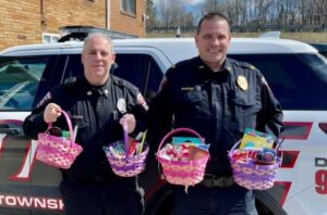 Forward Township: Police surprise children with Easter baskets - Mon ...