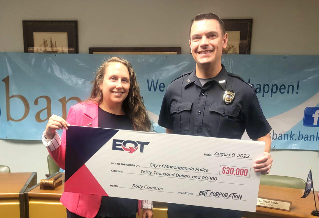 Monongahela police get donation for body cameras - Mon Valley Independent