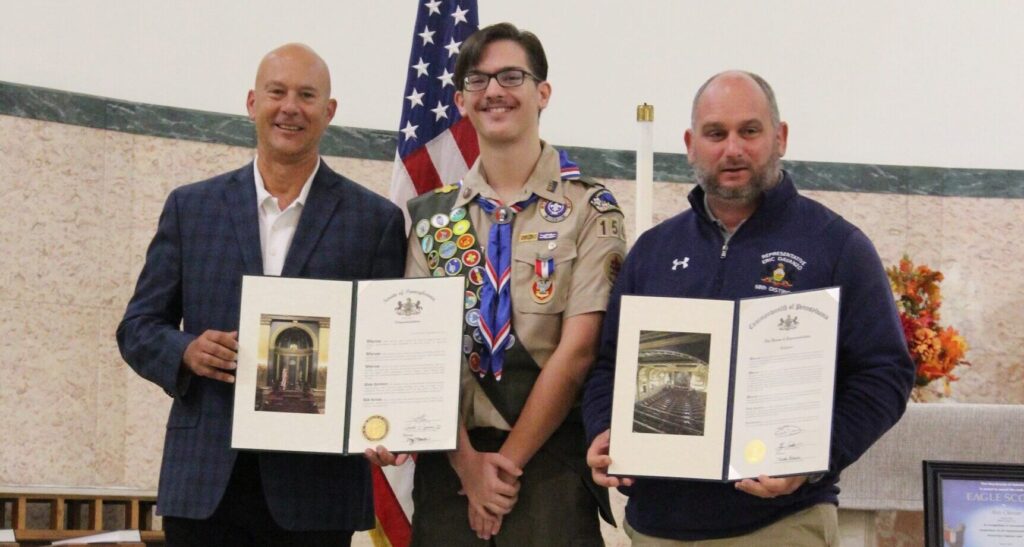 Belle Vernon Area senior Alex Chovan earns Eagle Scout rank - Mon ...