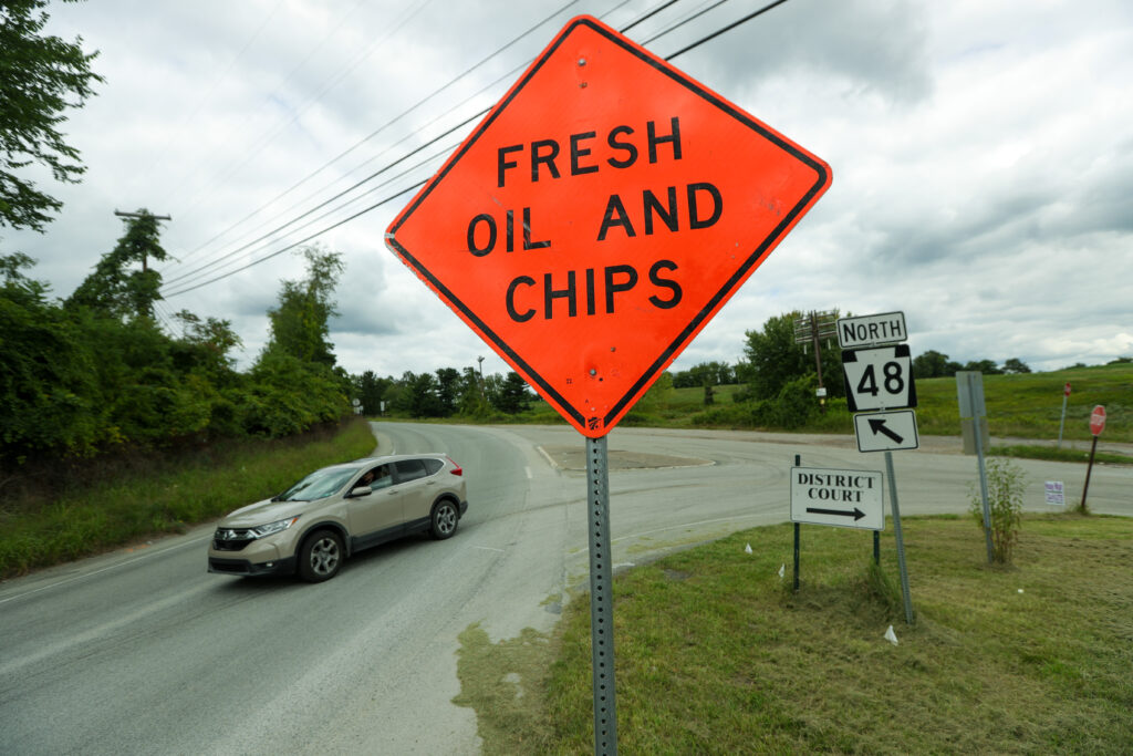 Drivers complain about oil and chips on roads - Mon Valley Independent