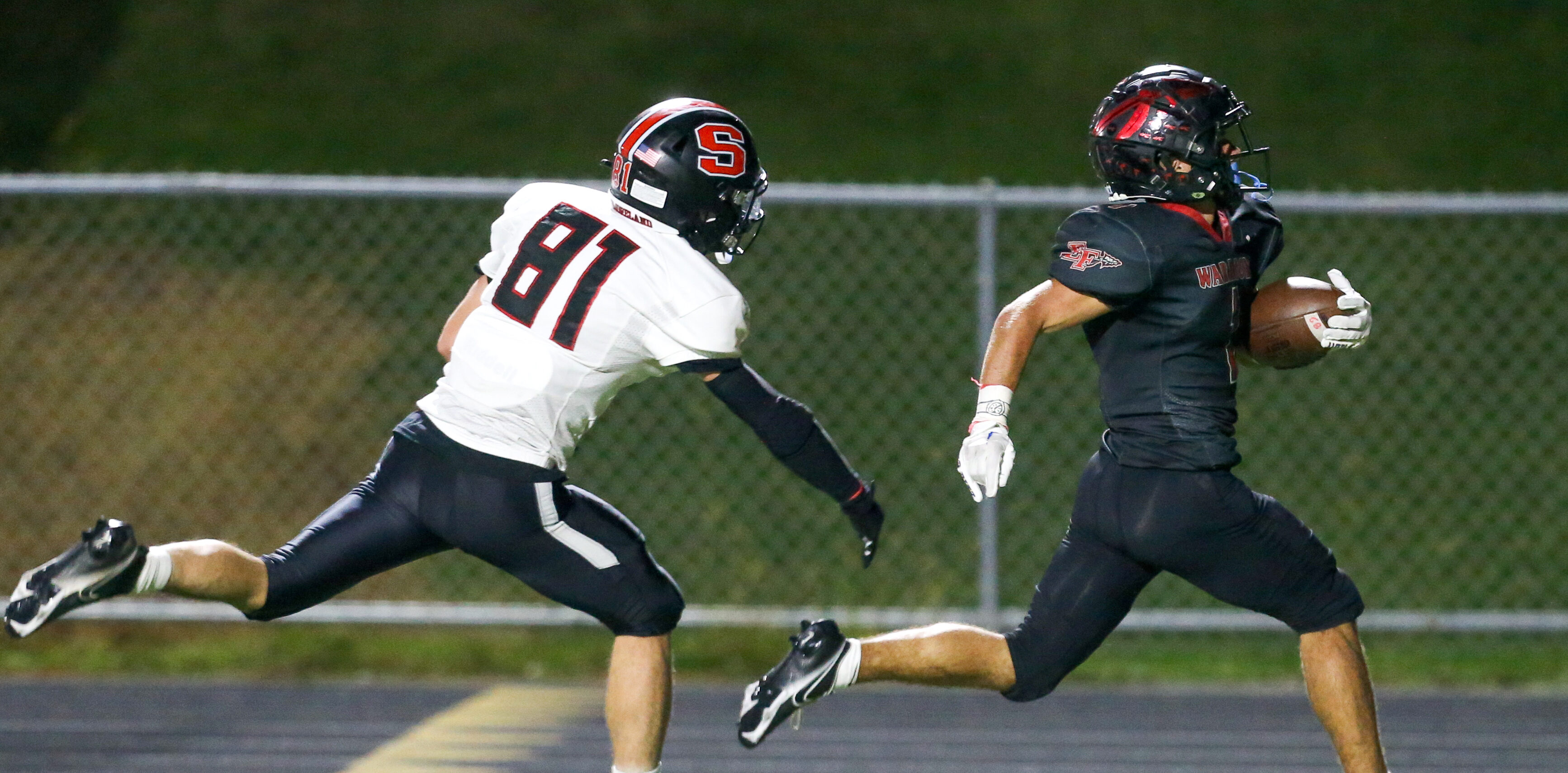 Nigut’s four TDs lead Warriors in thriller - Mon Valley Independent