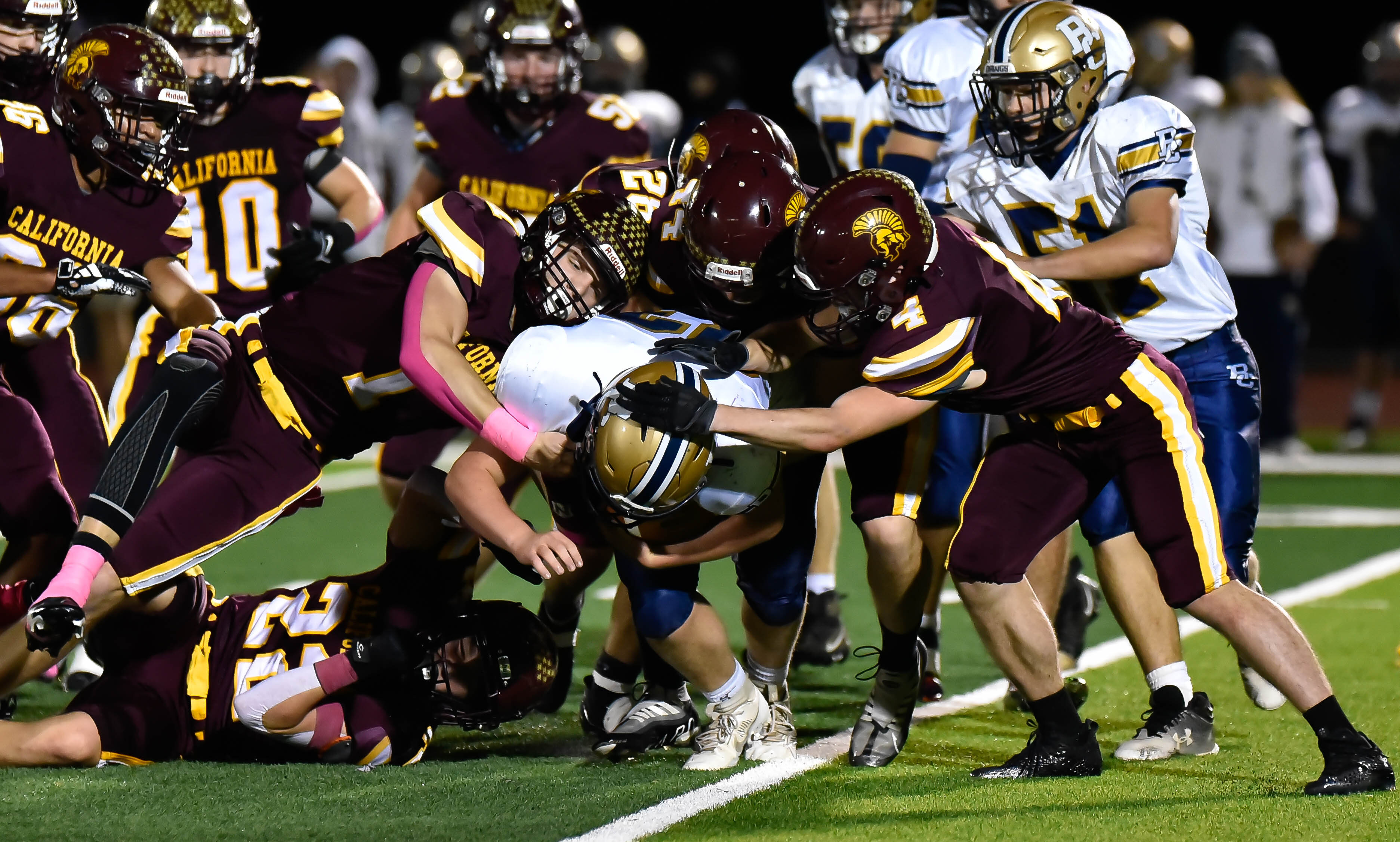 California tops B-C, clinches share of Tri-County South title - Mon ...