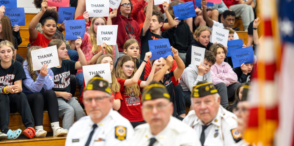 EF Middle School honors Valley veterans - Mon Valley Independent