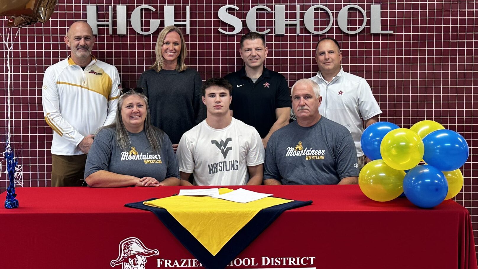 Frazier’s Rune Lawrence signs to wrestle at WVU - Mon Valley Independent