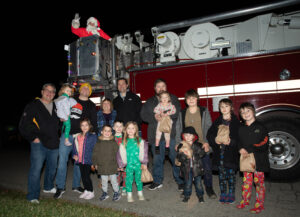 Santa swaps sleigh for fire truck - Mon Valley Independent