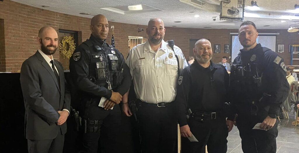 Monessen police officers promoted, new officer sworn in - Mon Valley ...