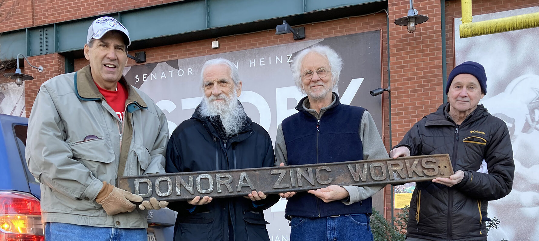 Historic zinc works sign is finally back in Donora - Mon Valley Independent