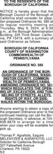 Public Notices - May 2, 2024 - Mon Valley Independent
