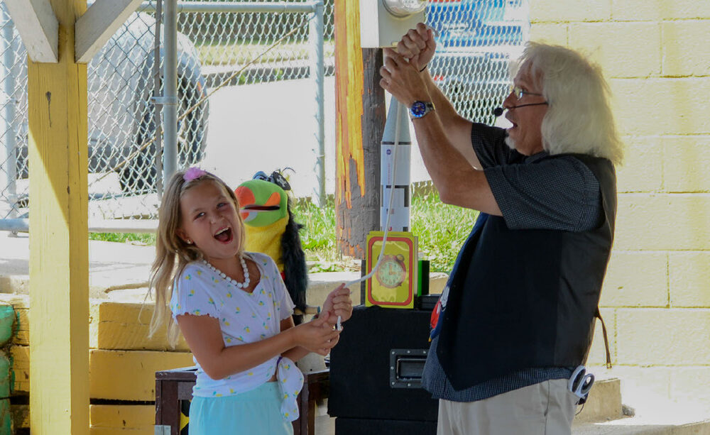 Magic in the air: Magician entertains kids as part of BV library’s ...