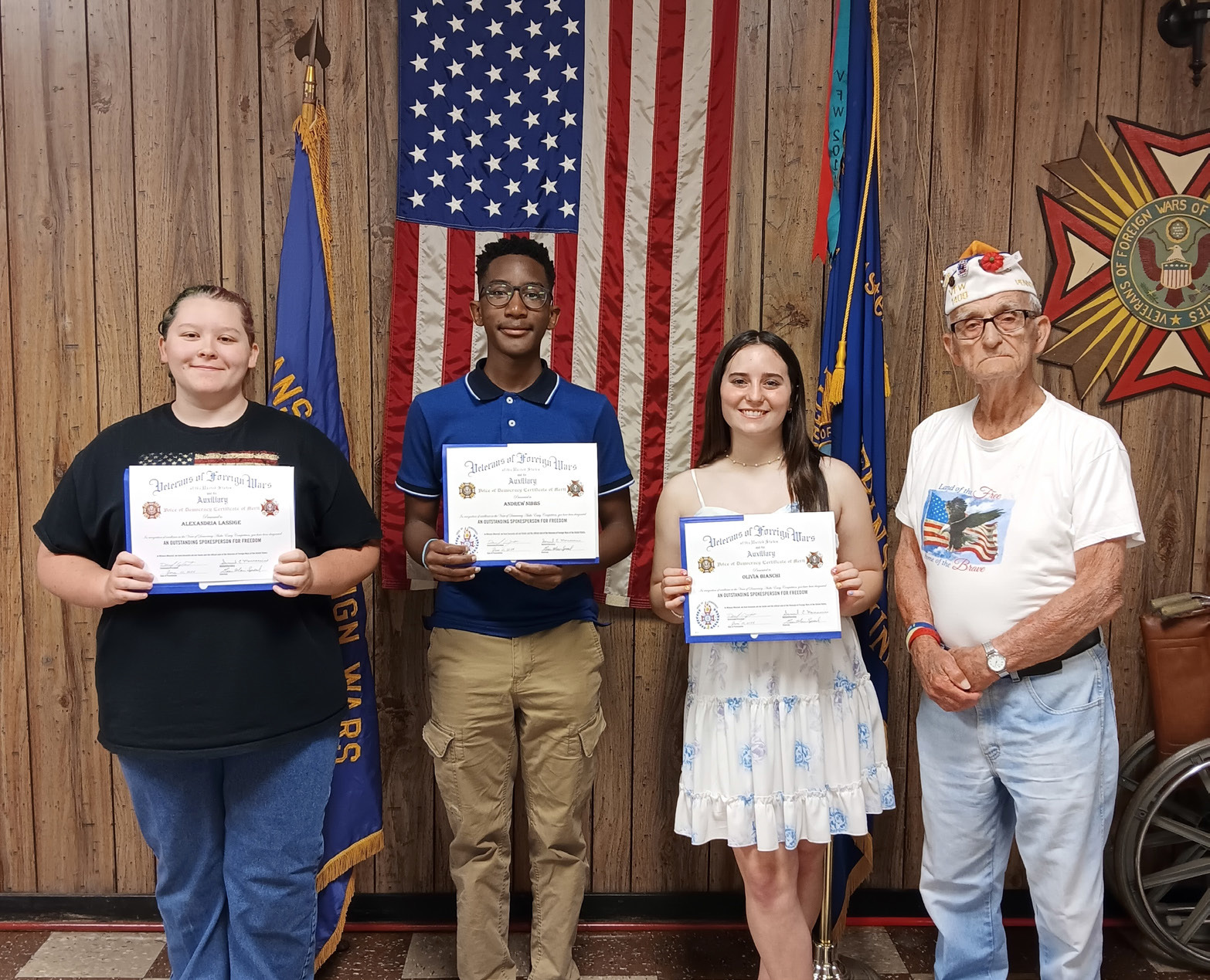 Black Diamond VFW post honors essay contest winners - Mon Valley ...