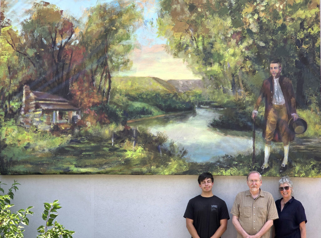 Monongahela’s founder depicted in large mural - Mon Valley Independent