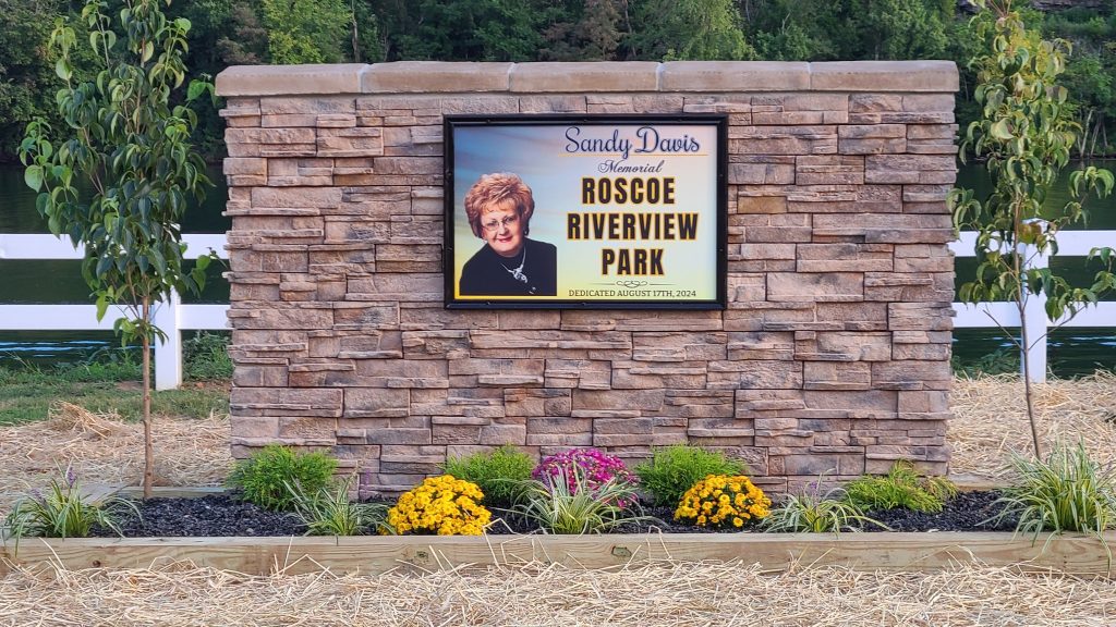 Roscoe park dedicated in memory of Sandy Davis - Mon Valley Independent