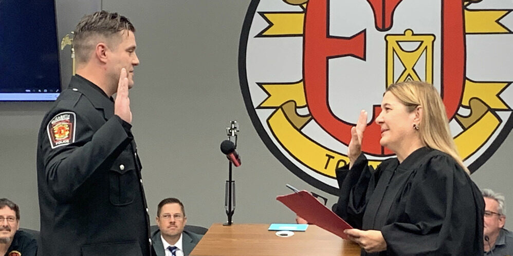 Officer promoted to sergeant - Mon Valley Independent