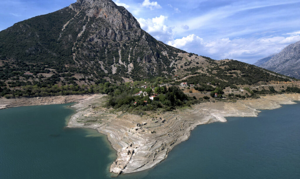 Ruins of a long-sunken Greek village emerge as drought saps a vital ...