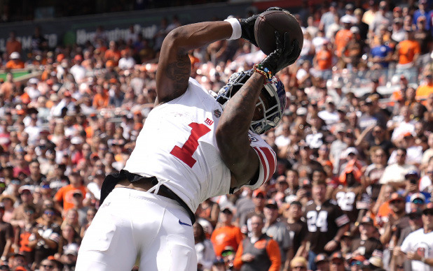 Rookie Malik Nabers stars as Giants beat Browns - Mon Valley Independent