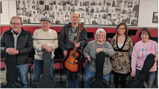 MVAA gifted guitars from The Clarks band member - Mon Valley Independent