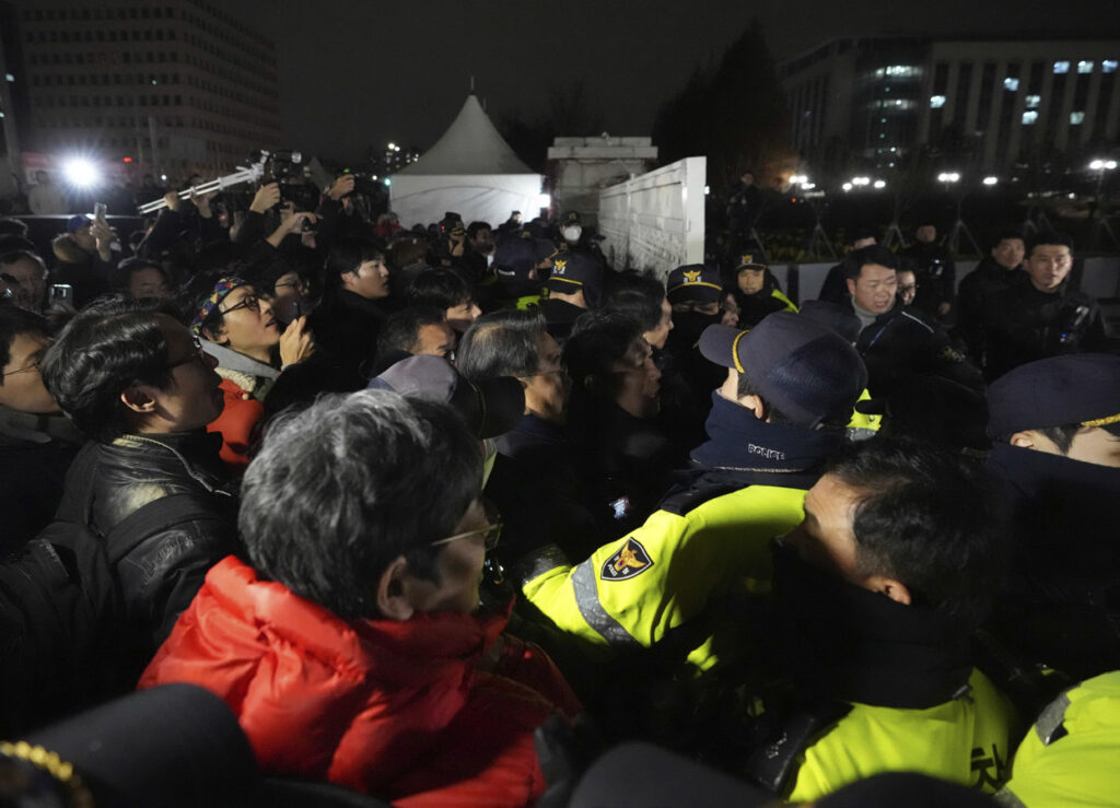 South Korean parliament votes to defy president by lifting martial law ...