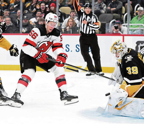 Despite Nekeljkovic’s effort, Devils beat Pens in shootout - Mon Valley ...