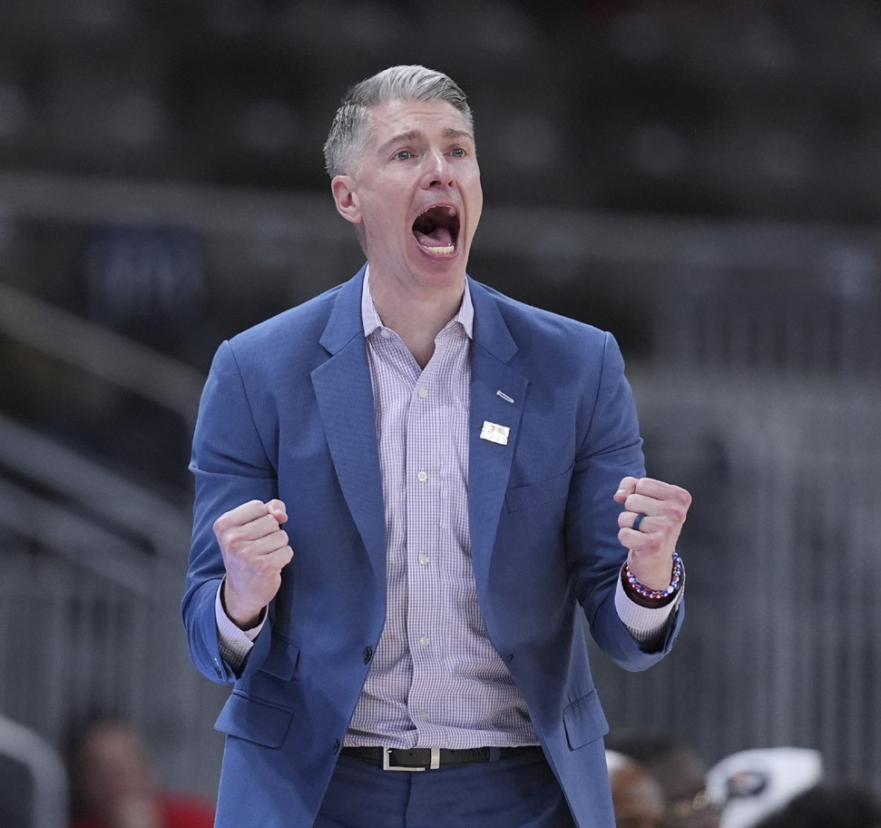 Andy Toole at home at Robert Morris - Mon Valley Independent