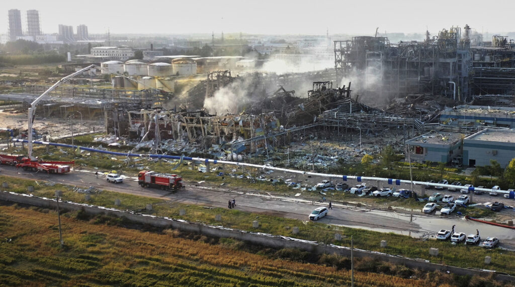 Search continues after explosion at China chemical plant - Mon Valley ...