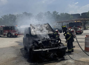 Vehicle fire in Rostraver Township - Mon Valley Independent
