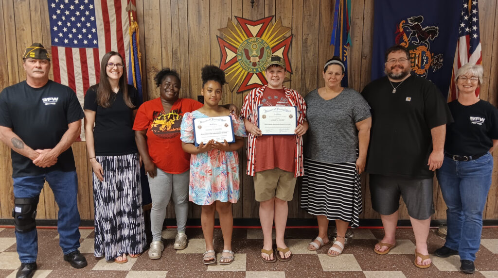 VFW Post 1409 Patriot’s Pen essay contest winners - Mon Valley Independent