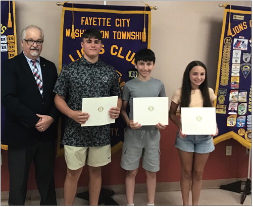 St. Sebastian students of the month honored - Mon Valley Independent