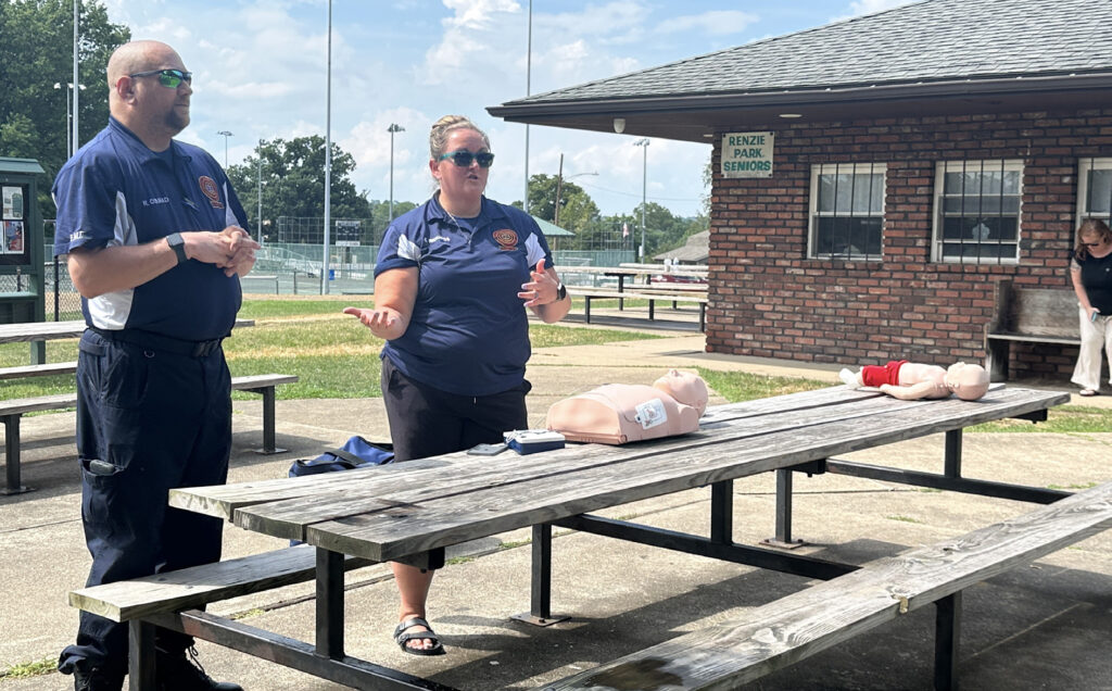 New AED placed at Renziehausen Park - Mon Valley Independent