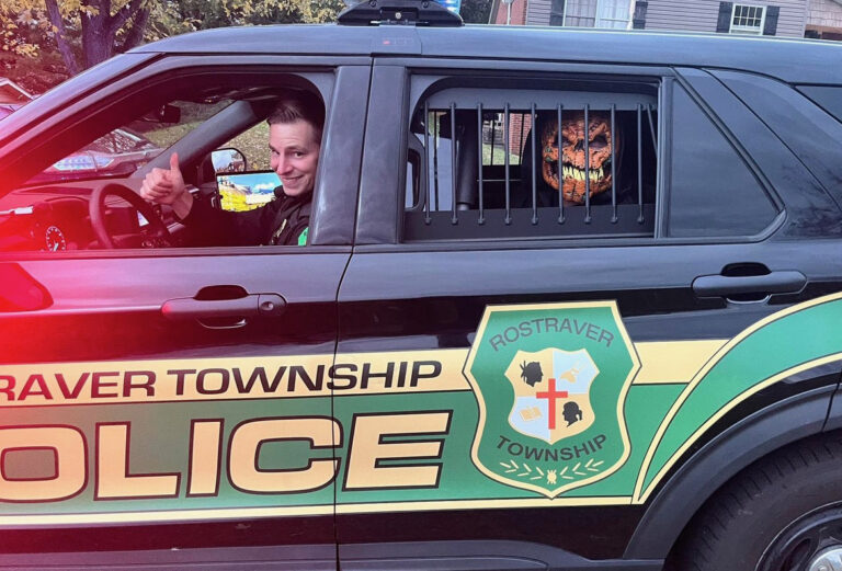 ROSTRAVER POLICE CELEBRATE HALLOWEEN - Mon Valley Independent