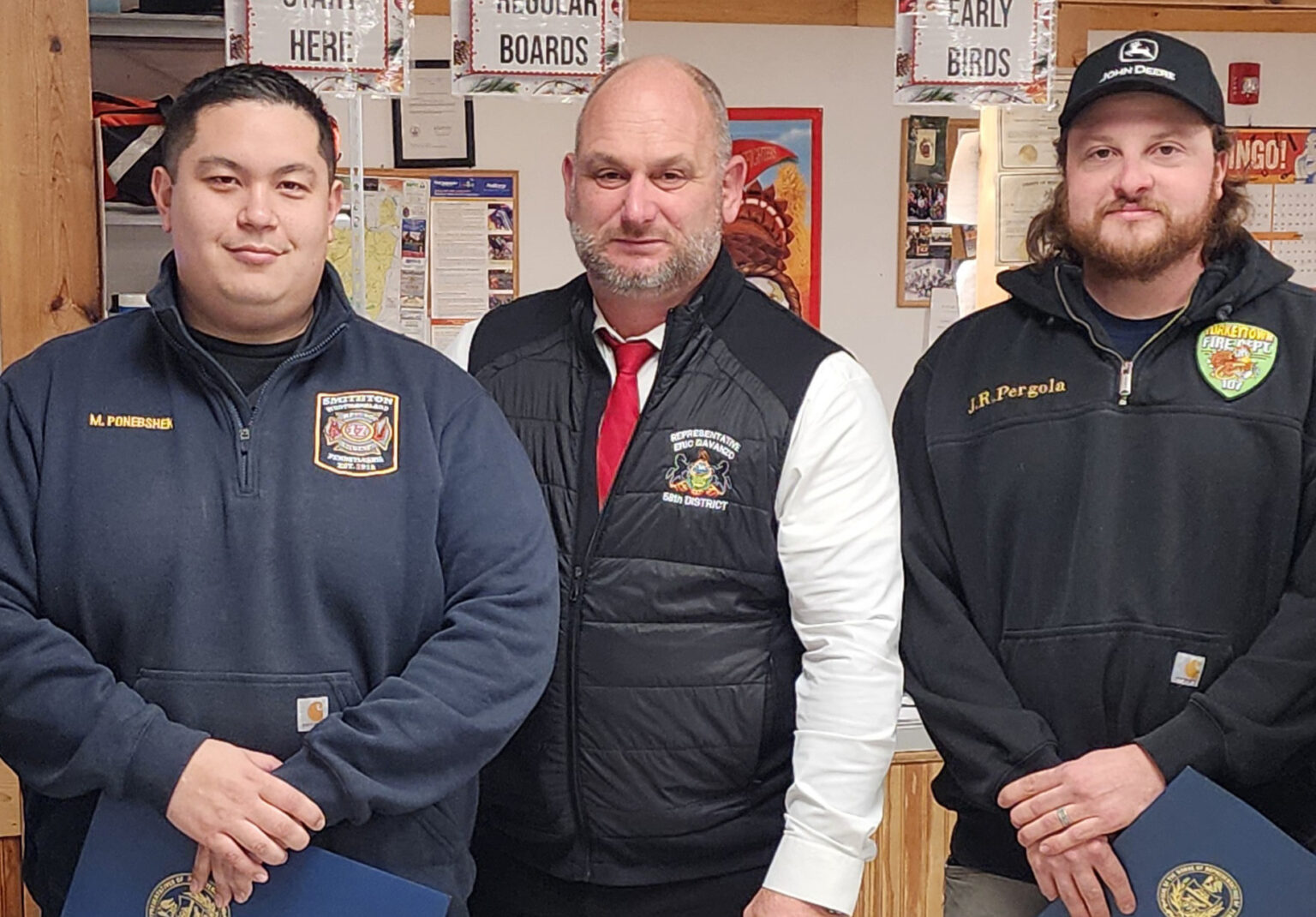 Rep. Davanzo honors lifesavers - Mon Valley Independent