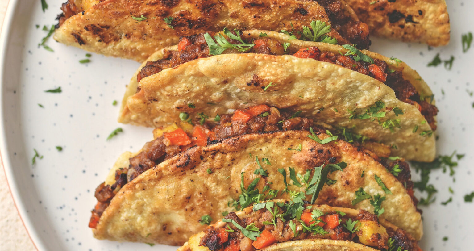 This beef taco recipe uses salsa for seasoning the meat - Mon Valley ...