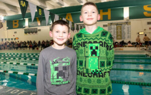 Swimming fans at BVA pool - Mon Valley Independent