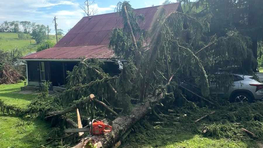 Violent storm causes damage throughout Mon Valley - Mon Valley Independent